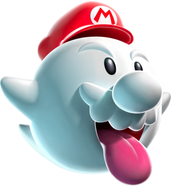 Boo Mario - Super Mario Wiki, the Mario encyclopedia