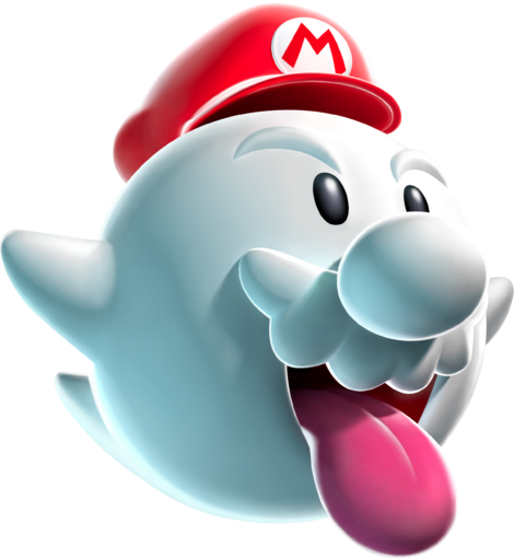 Boo Mario - Super Mario Wiki, the Mario encyclopedia