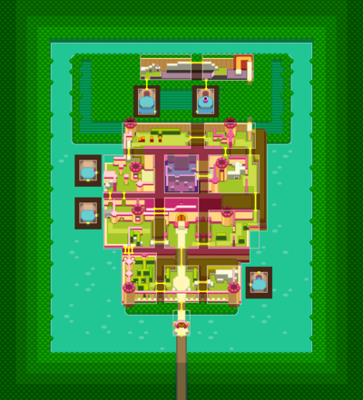 Peach's Castle Garden - Super Mario Wiki, the Mario encyclopedia