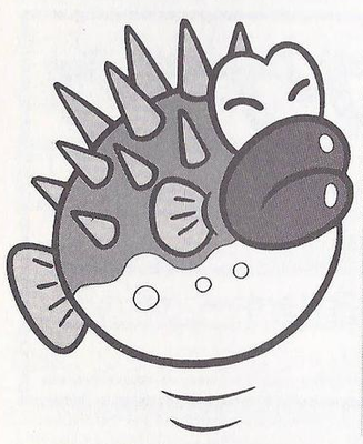 Porcupuffer - Super Mario Wiki, the Mario encyclopedia