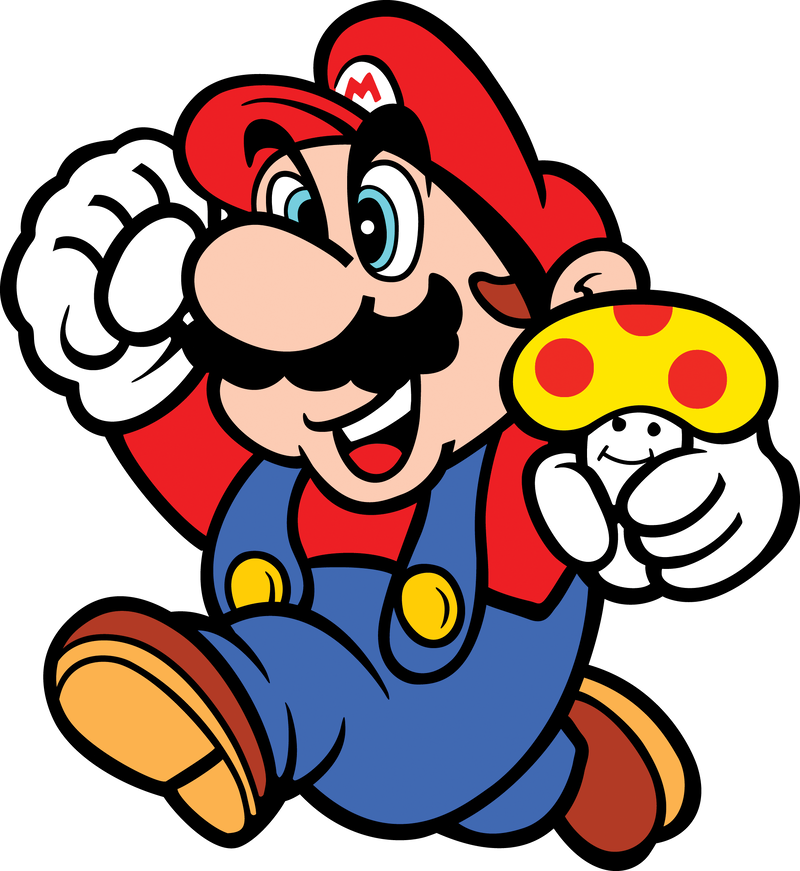 File:SMB 25th Mario Jumping Artwork.png - Super Mario Wiki, the Mario ...