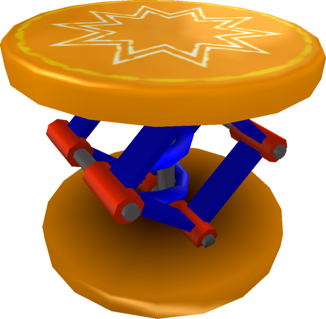 File:SMG Asset Model Trampoline.png - Super Mario Wiki, the Mario ...