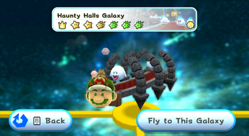Haunty Halls Galaxy - Super Mario Wiki, the Mario encyclopedia