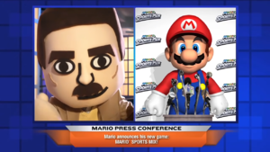 Mario Press Conference - Super Mario Wiki, the Mario encyclopedia