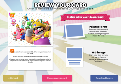 Super Mario Party Card Creator - Super Mario Wiki, the Mario encyclopedia