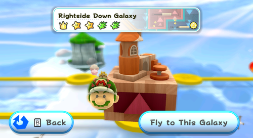 Rightside Down Galaxy - Super Mario Wiki, the Mario encyclopedia