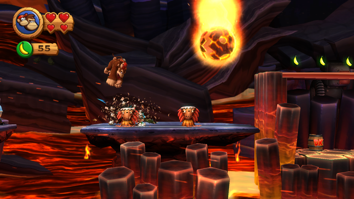 File:DKCR Furious Fire 1.png - Super Mario Wiki, the Mario encyclopedia