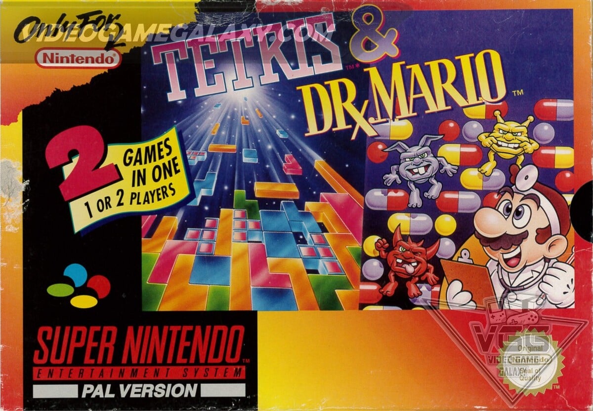 File:Tetris & Dr. Mario Box SCN.jpg - Super Mario Wiki, the Mario ...