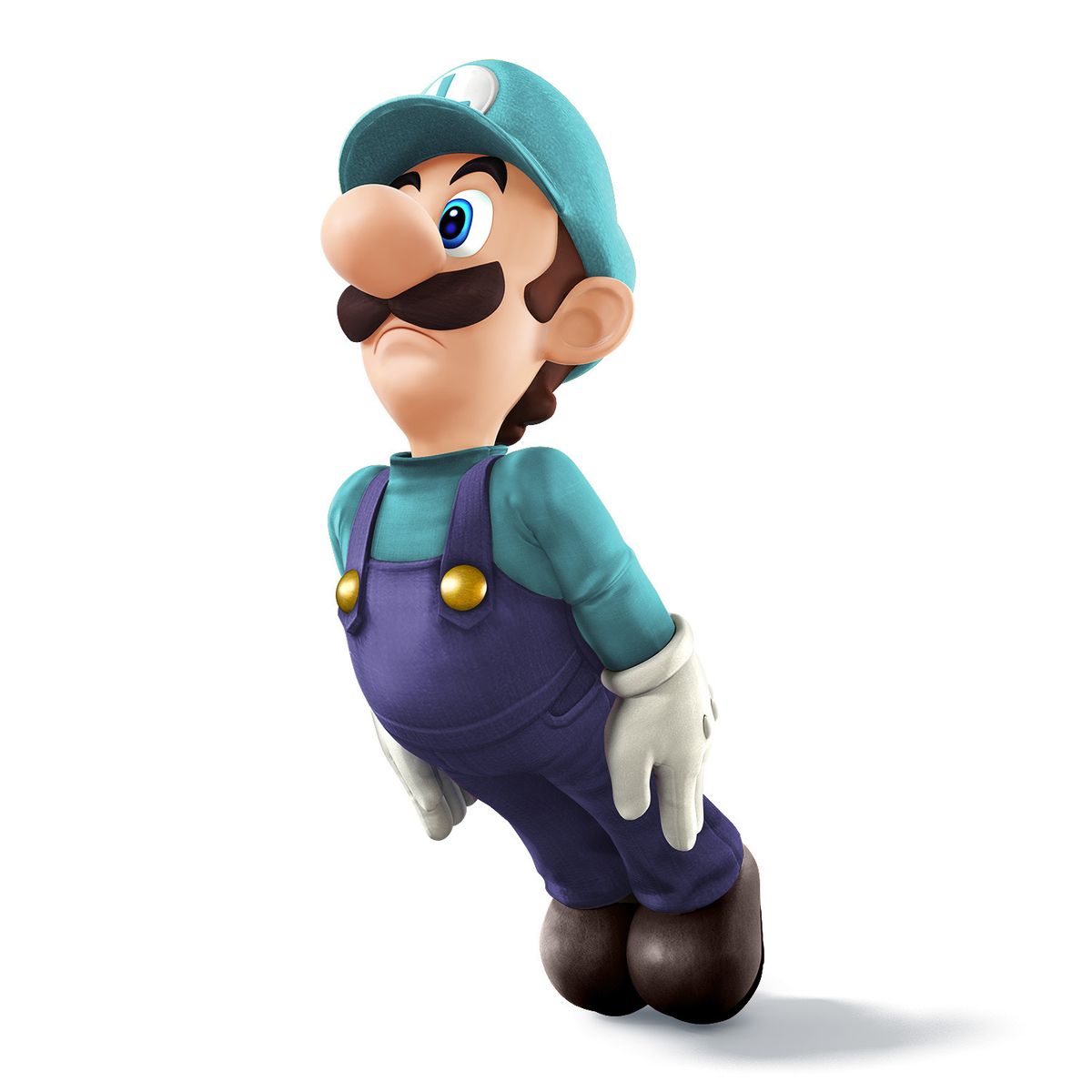 File:Luigi SSB4 Artwork - Blue.jpg - Super Mario Wiki, the Mario ...