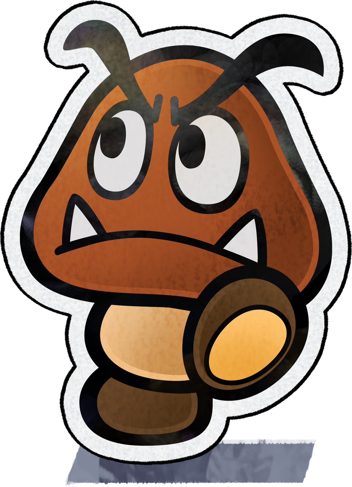 File:M&LPJ Paper Goomba Artwork 4.png - Super Mario Wiki, the Mario ...