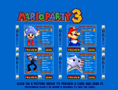 Mario Party 3 e-Card - Super Mario Wiki, the Mario encyclopedia