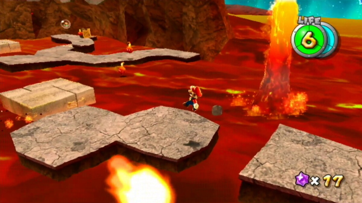 File:NM SMG Lava Path.jpg - Super Mario Wiki, the Mario encyclopedia