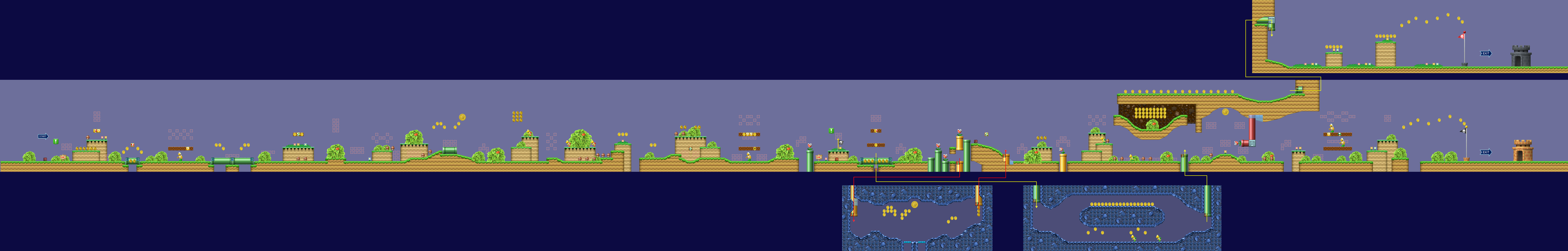World 1-3 (New Super Mario Bros. Wii) - Super Mario Wiki, the Mario ...