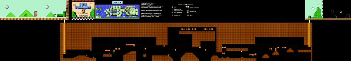 File:SMB3 World 4-3 Map.png - Super Mario Wiki, the Mario encyclopedia