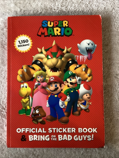Super Mario Official Sticker Book & Bring on the Bad Guys! - Super ...