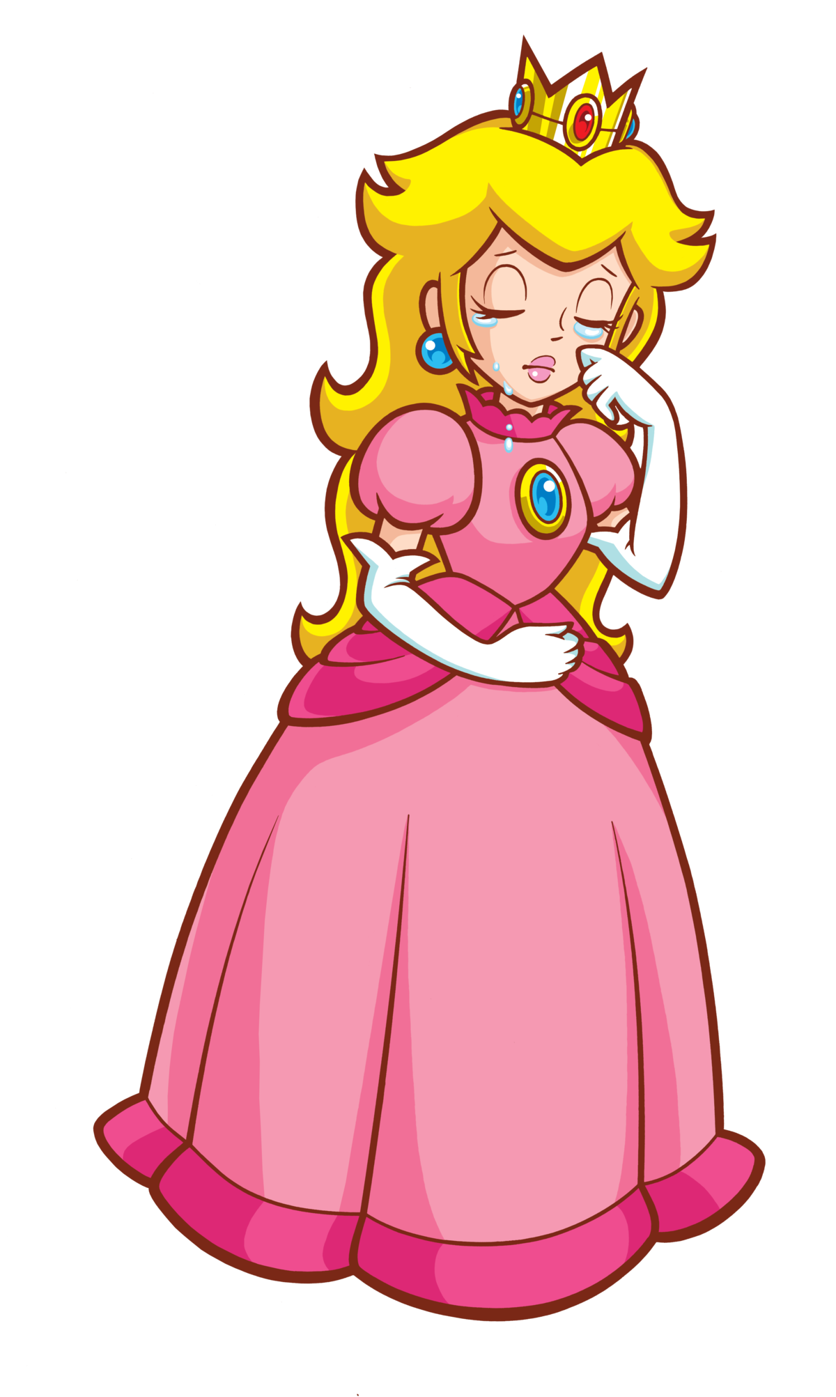 File:Princess Peach (Crying) - Super Princess Peach.png - Super Mario ...