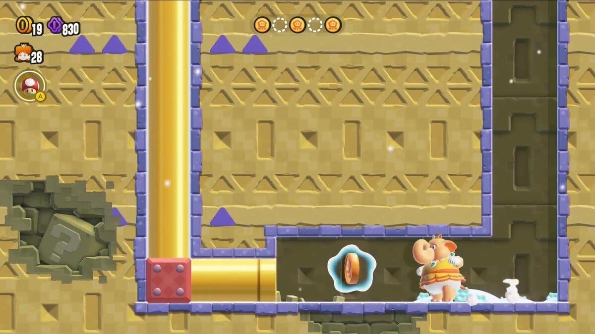 File:SMBW Puzzling Park fourth Wonder Token.jpg - Super Mario Wiki, the ...