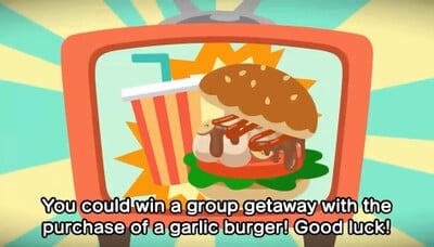 Garlic burger - Super Mario Wiki, the Mario encyclopedia