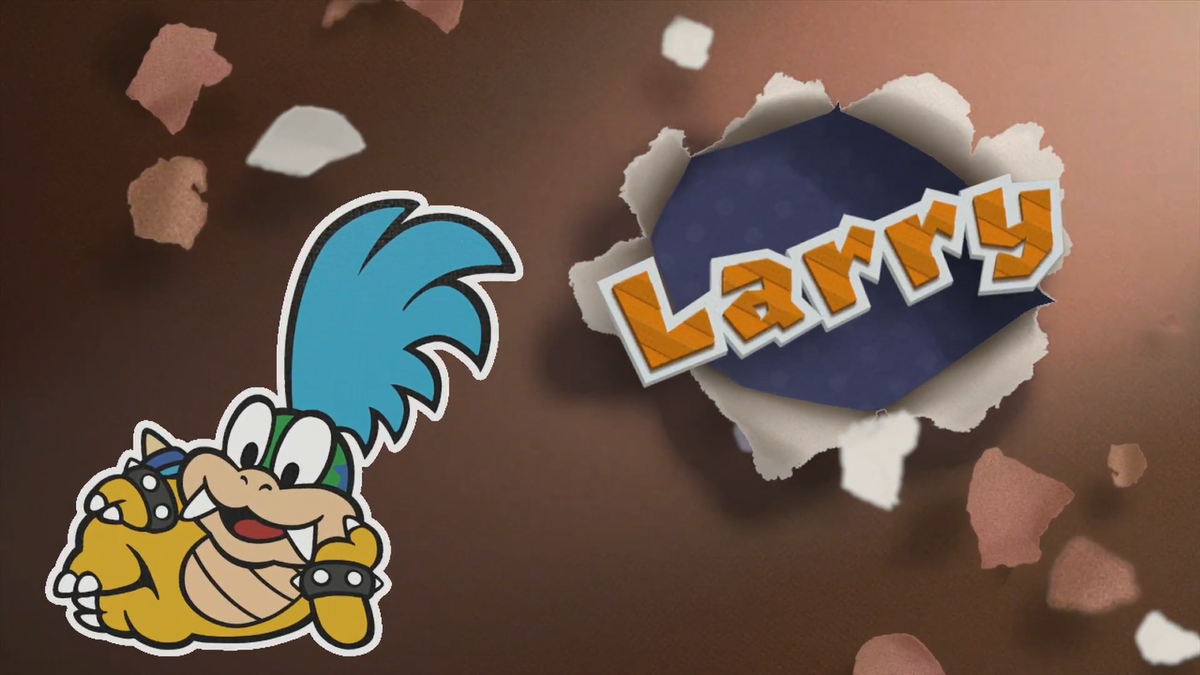 File:PMCS Larry intro.png - Super Mario Wiki, the Mario encyclopedia