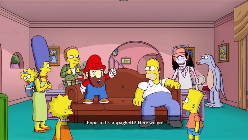 File:Mario Reference - Simpsons Game - Mario2.jpg - Super Mario Wiki ...