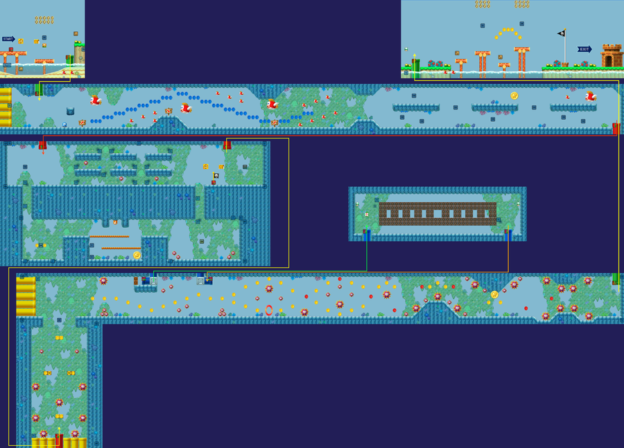 World 3-A (New Super Mario Bros. 2) - Super Mario Wiki, the Mario ...