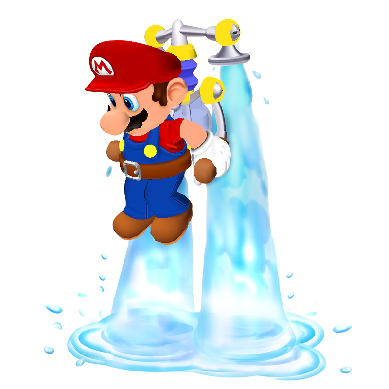 File:Mario and Hover Nozzle SMS 2.png - Super Mario Wiki, the Mario ...