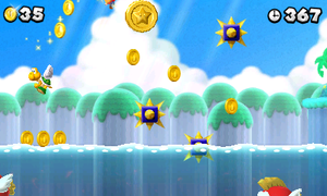 World 3-B (New Super Mario Bros. 2) - Super Mario Wiki, the Mario ...