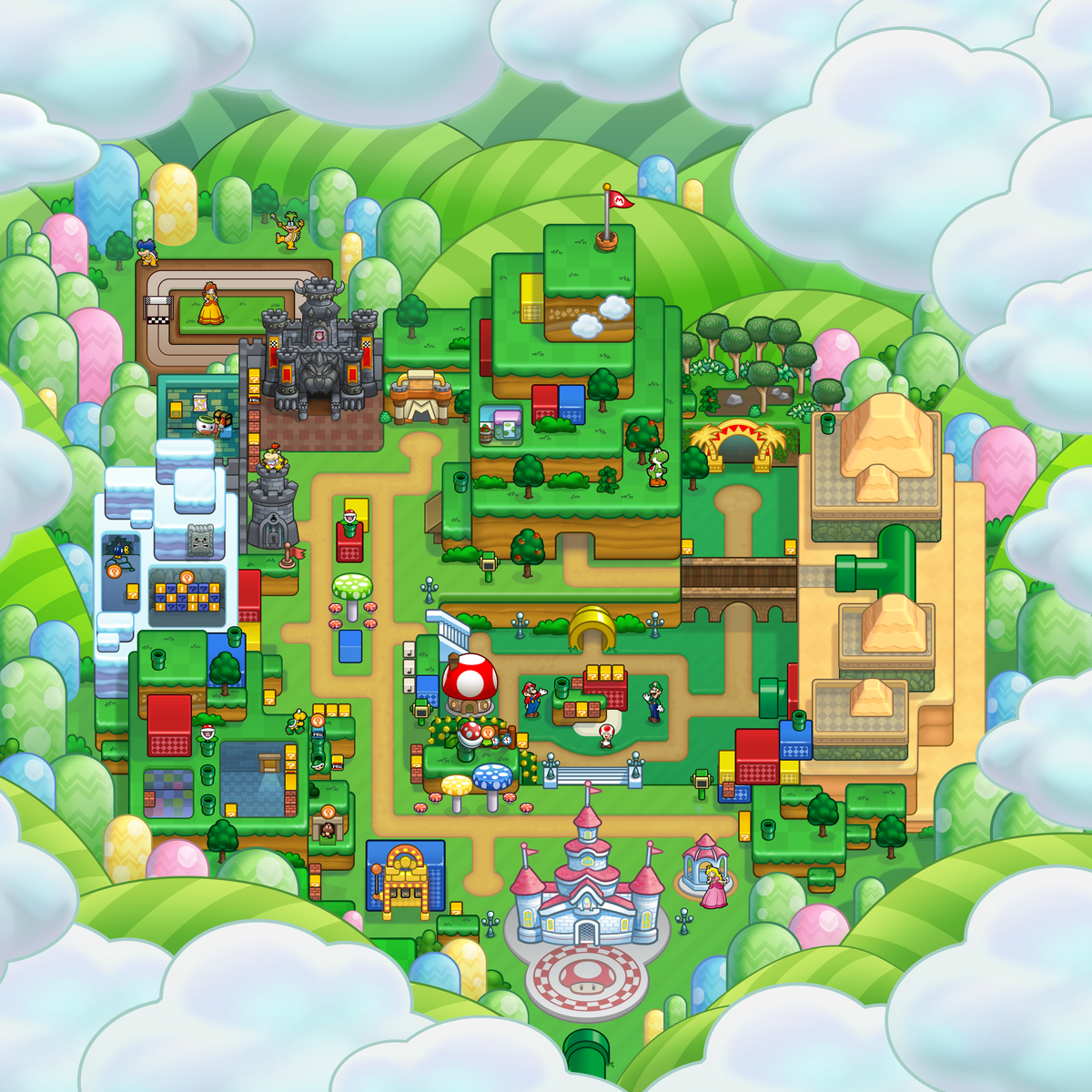 File:SNW map Orlando.png - Super Mario Wiki, the Mario encyclopedia