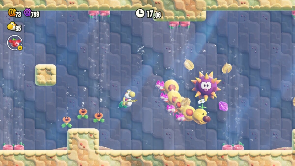 Wiggler Race Swimming! - Super Mario Wiki, the Mario encyclopedia