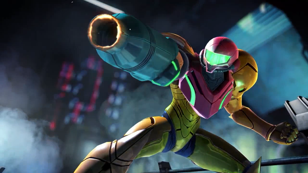 File:Samus SSB3DSWiiU Trailer.png - Super Mario Wiki, the Mario ...