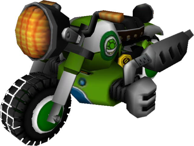 File:Bit Bike (Koopa Troopa) Model.png - Super Mario Wiki, the Mario encyclopedia