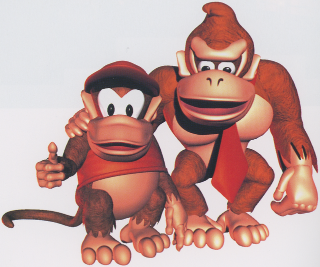 File:DK Diddy Thumbs Up.png - Super Mario Wiki, the Mario encyclopedia