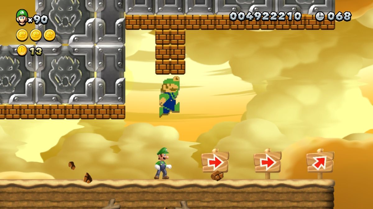 File:NSLU P Switch Peril Luigi Sighting.jpg - Super Mario Wiki, the ...