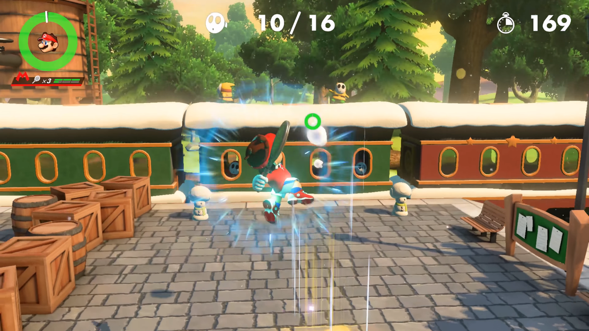 Snowball Fight (mission) - Super Mario Wiki, the Mario encyclopedia