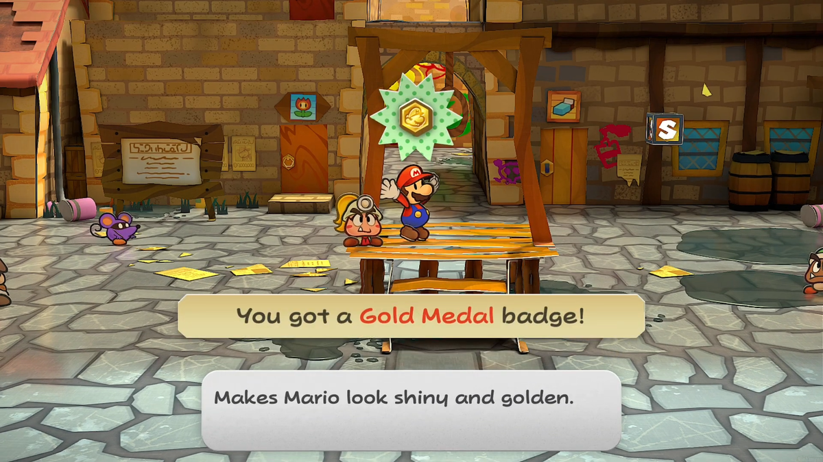 File:PMTTYD NS completion Gold Medal.png - Super Mario Wiki, the Mario ...