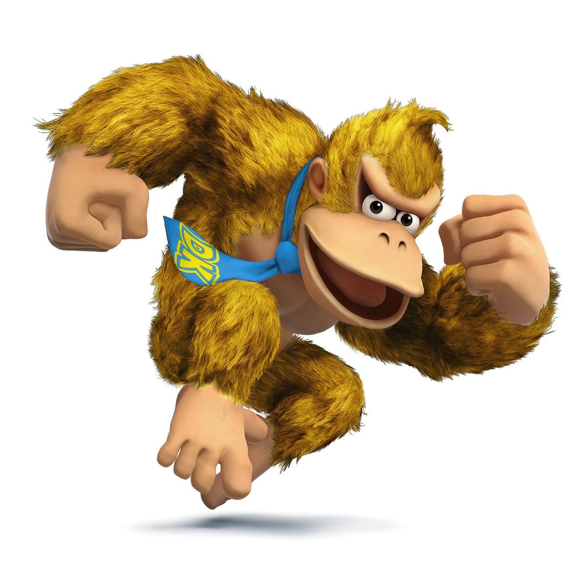 File:Donkey Kong SSB4 Artwork - Yellow.jpg - Super Mario Wiki, the ...
