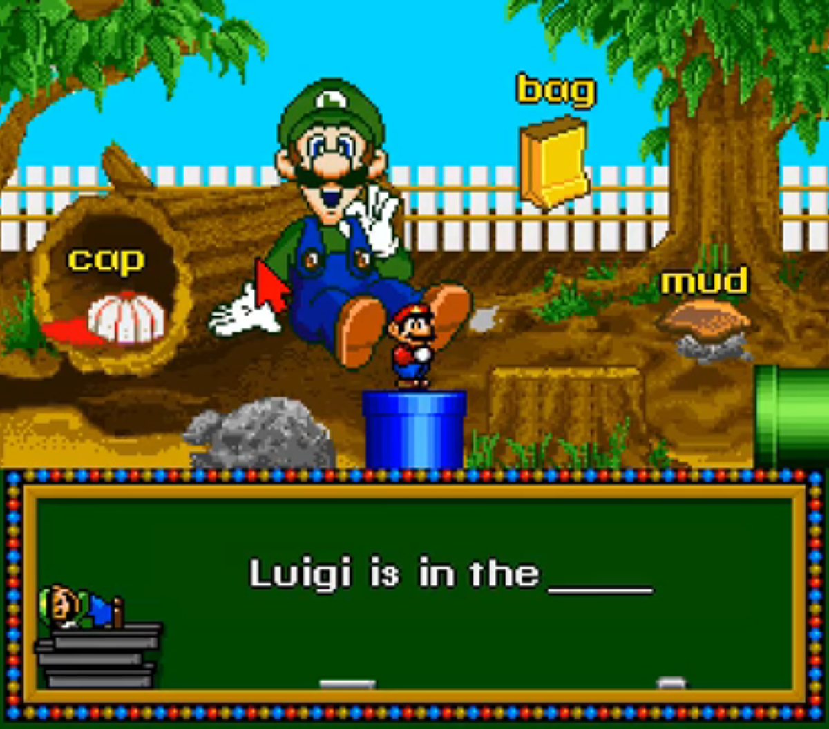 Sentence World - Super Mario Wiki, the Mario encyclopedia