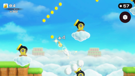 Sky-High Cannons - Super Mario Wiki, the Mario encyclopedia
