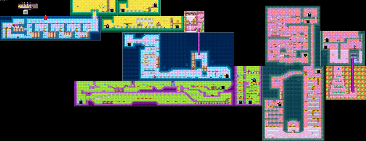 File:WL4 DominoRow Map.png - Super Mario Wiki, the Mario encyclopedia