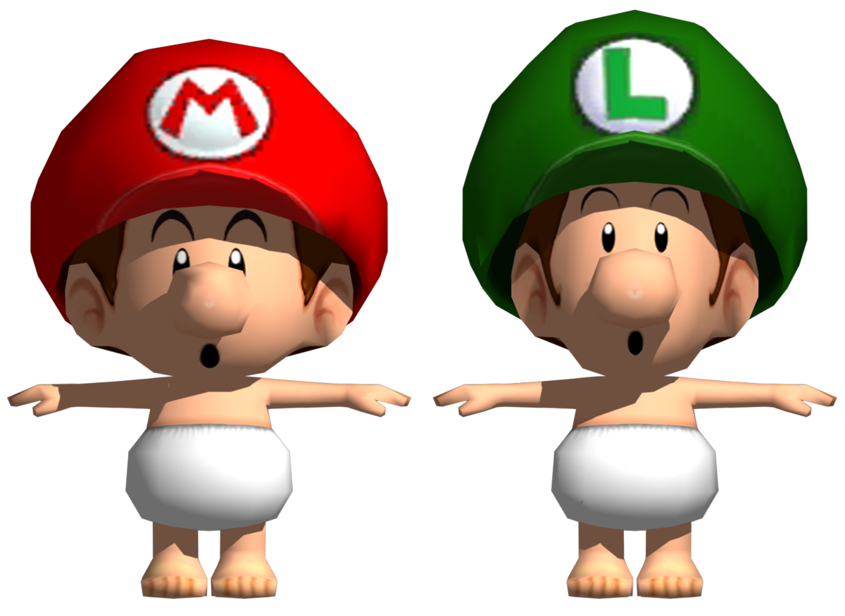 File:BabyMarioBabyLuigiYNI.png - Super Mario Wiki, the Mario encyclopedia