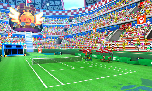 Mario Stadium (tennis court) - Super Mario Wiki, the Mario encyclopedia