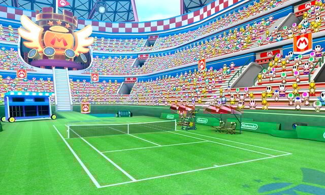 Mario Stadium (tennis court) - Super Mario Wiki, the Mario encyclopedia