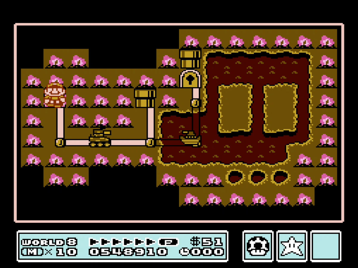 World 8 Map (Dark Land) - Super Mario Wiki, the Mario encyclopedia