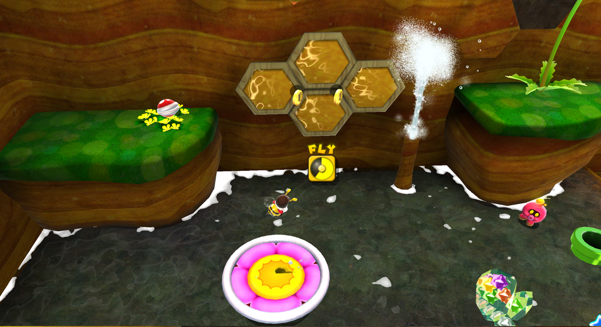File Smg2 Honeyhop Water Section Png Super Mario Wiki The Mario