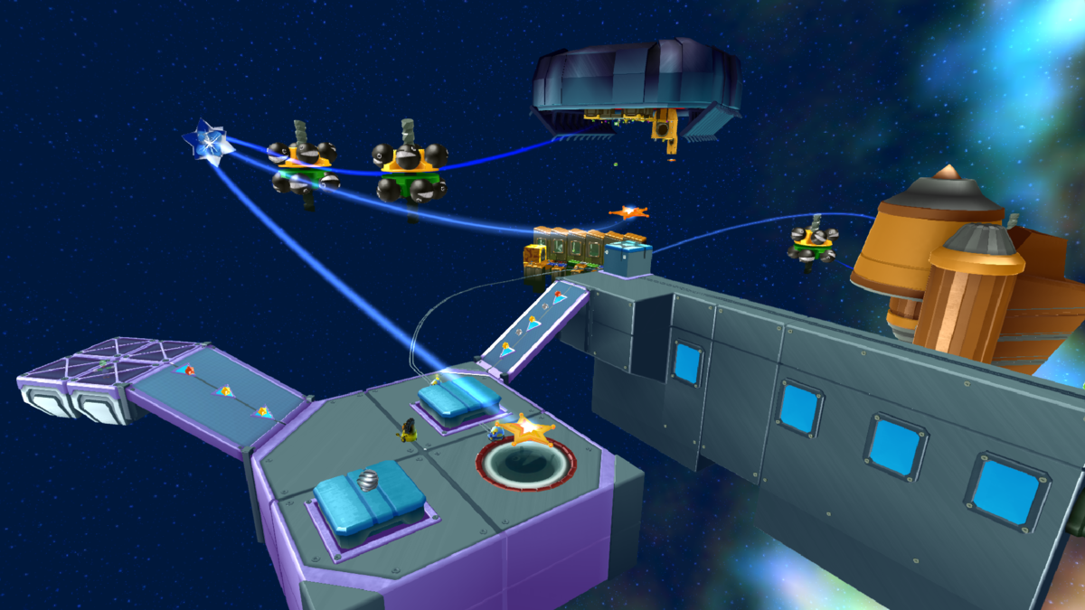 File:SMG2 Screenshot Chompworks Galaxy (Spring into the Chompworks).png ...