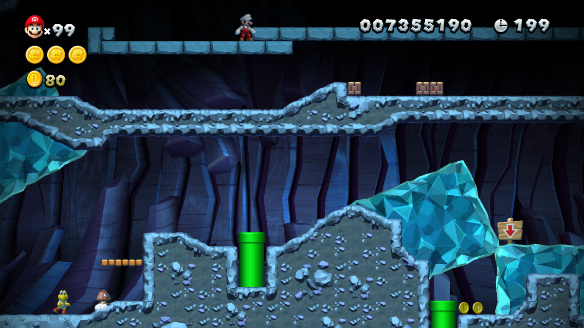 File:NSMBU Tilted Tunnel Secret Passage.png - Super Mario Wiki, the ...