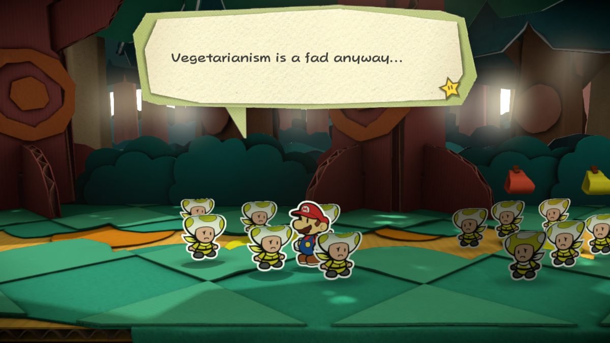 File:PMCS Sacred Forest vegetarianism.png - Super Mario Wiki, the Mario ...