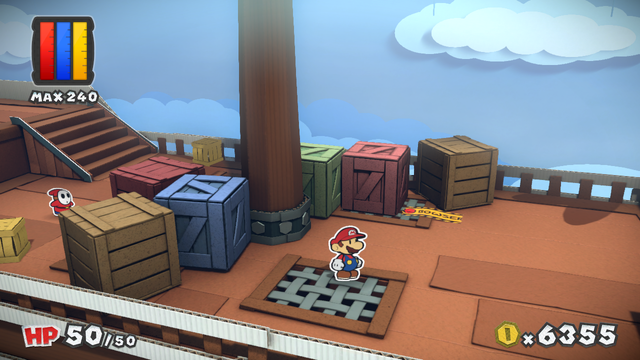 File:PMCS The Crimson Tower Mario on airship.png - Super Mario Wiki ...