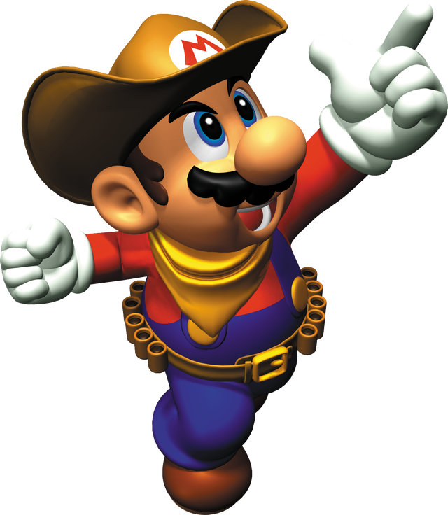 File:Mario Cowboy Artwork - Mario Party 2.png - Super Mario Wiki, the ...