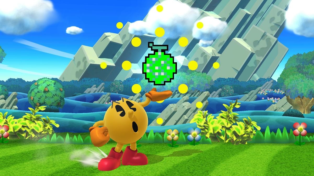File:Pac-Man Bonus Fruit Melon Wii U.jpg - Super Mario Wiki, the Mario ...